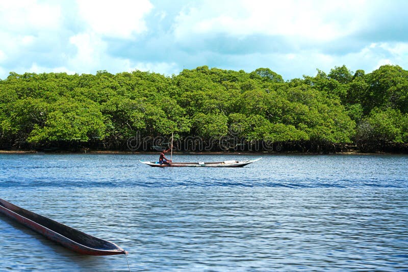 Canoe Ride editorial stock photo. Image of place, fishing - 94532043