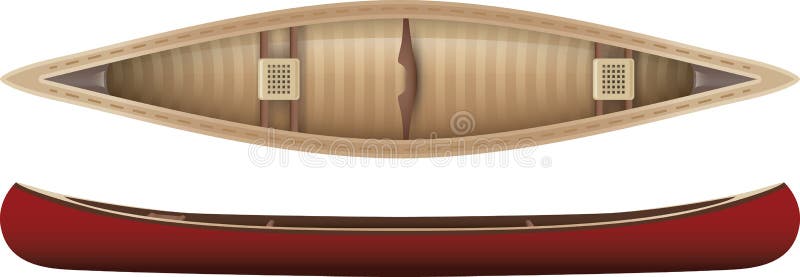 Canoe stock vector. Illustration of canoeing, water, vessel - 42788890