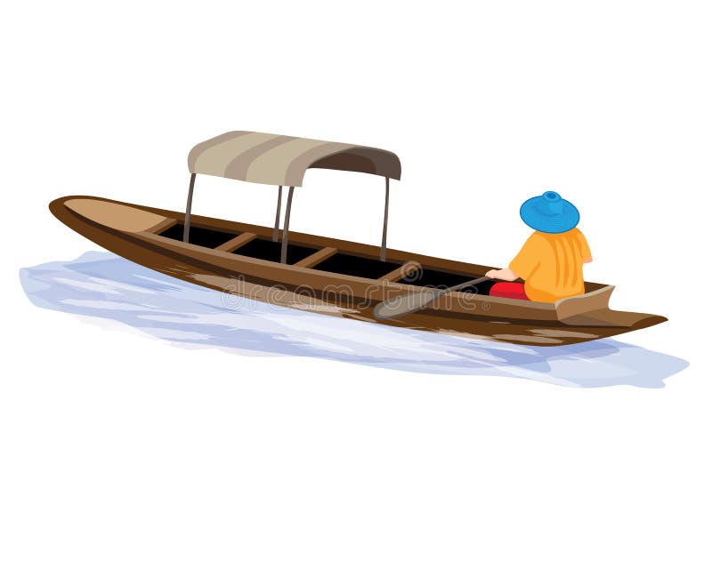 Sampan Stock Illustrations – 98 Sampan Stock Illustrations, Vectors ...