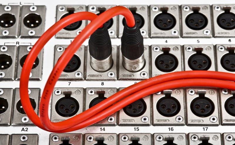 Canon audio connector stock photo. Image of network, color - 4459062