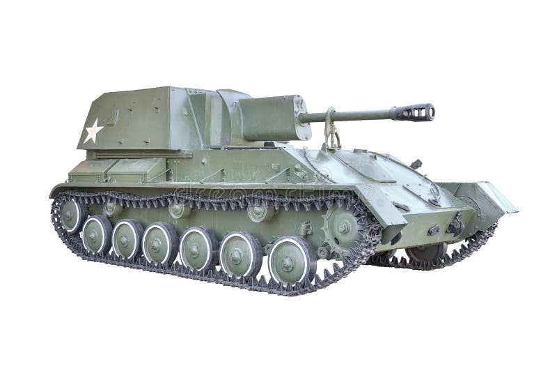 Canon Automoteur Soviétique Image stock - Image du blanc, monde: 51654145