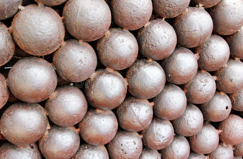 Canon Balls stock image. Image of steel, french, ammo - 27279109