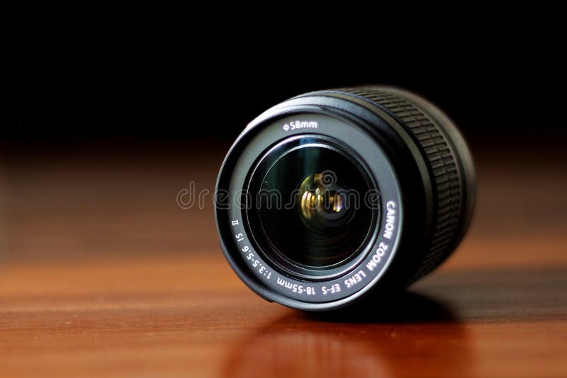 Canon Camera Lens 18mm- 55mm Editorial Stock Image - Image of canon ...