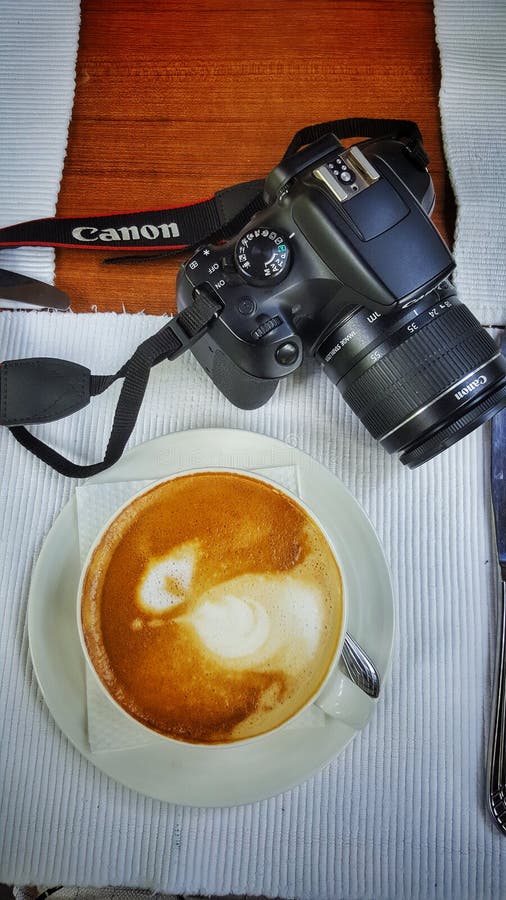 Canon & coffee editorial image. Image of canon, coffee - 126192815