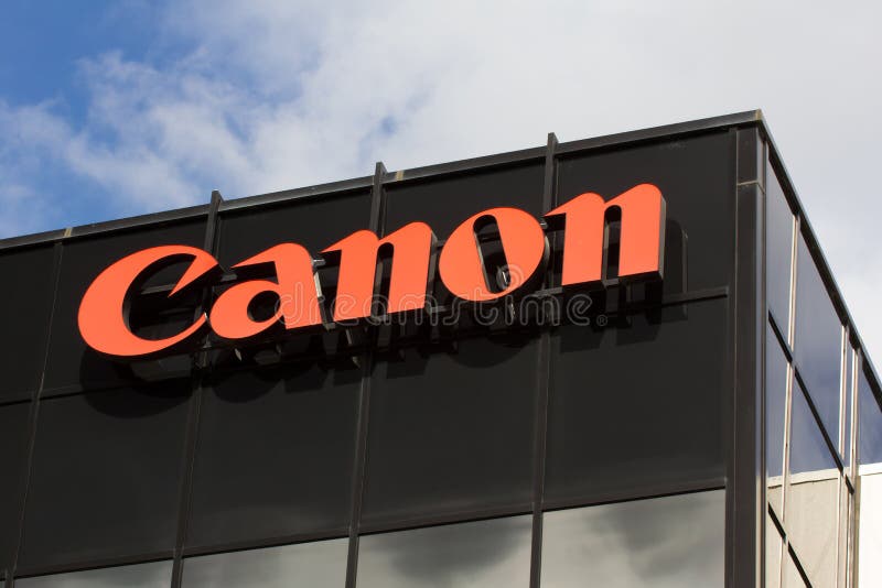 Canon Corporate Headquarters Sign Editorial Photo - Image of technology ...
