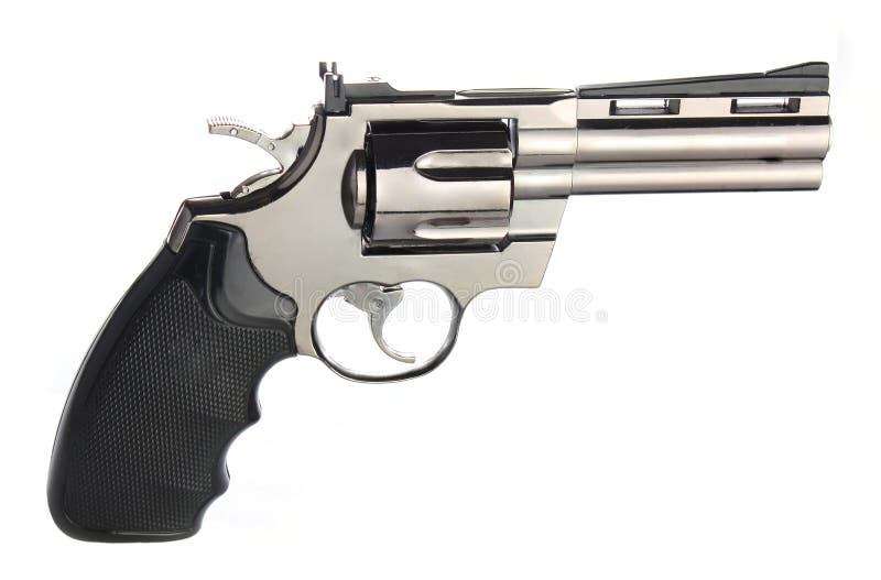 Canon de revolver photo stock. Image du magnum, revolver - 13711956