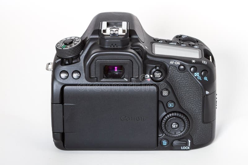 Canon EOS 80D DSLR camera editorial stock image. Image of modern - 79681349