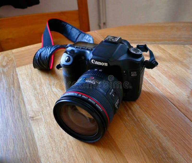 Canon EOS 40D with 24-70 F4 Lens Editorial Photography - Image of ...