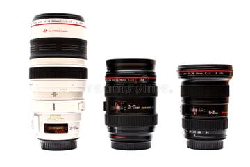 Canon L series lenses editorial photography. Image of range - 22624567