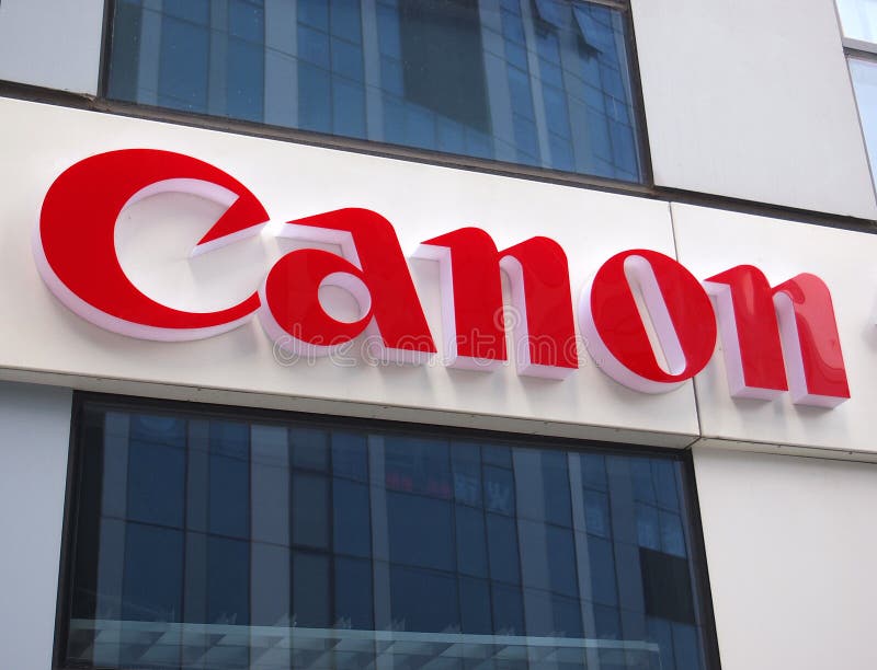 Canon Logo editorial stock image. Image of japanese, logo - 20719274