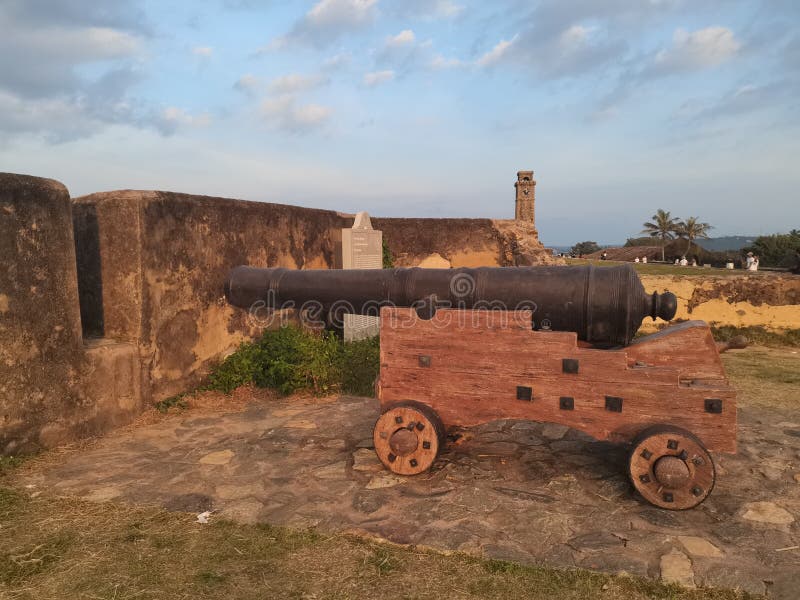 Canon at Galle Port Sri Lanka, Stock Image - Image of beautiful, galle ...