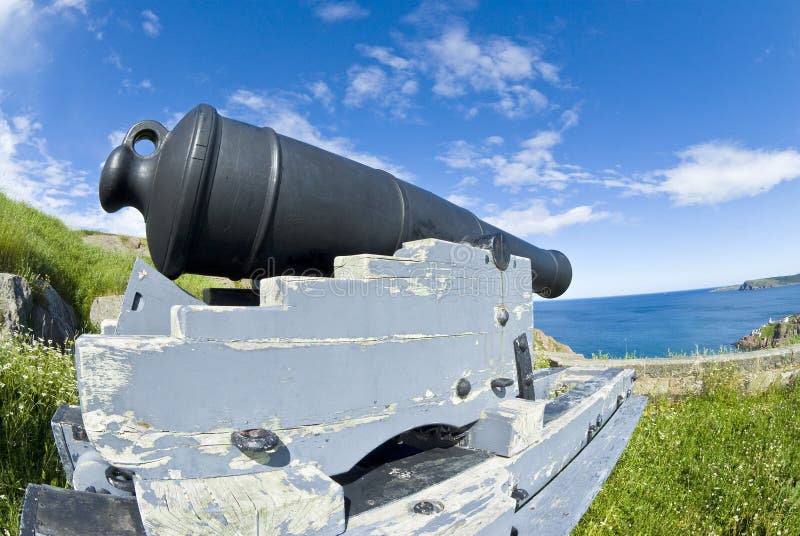 Canon of Signal Hill stock image. Image of fort, travel - 15238505
