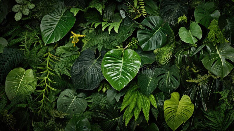 Canopy Concept Tree Leaf Top View Stock Illustration - Illustration of ...