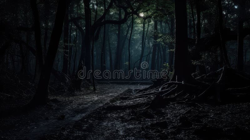 Canopy in the dark stock illustration. Illustration of chillg - 324826580