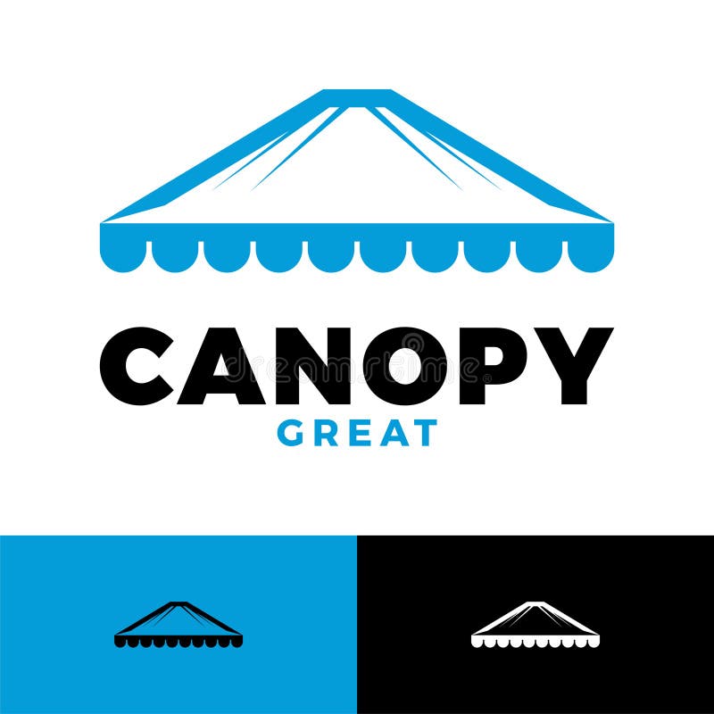 Canopy Icon Logo Design Template Stock Illustration - Illustration of ...
