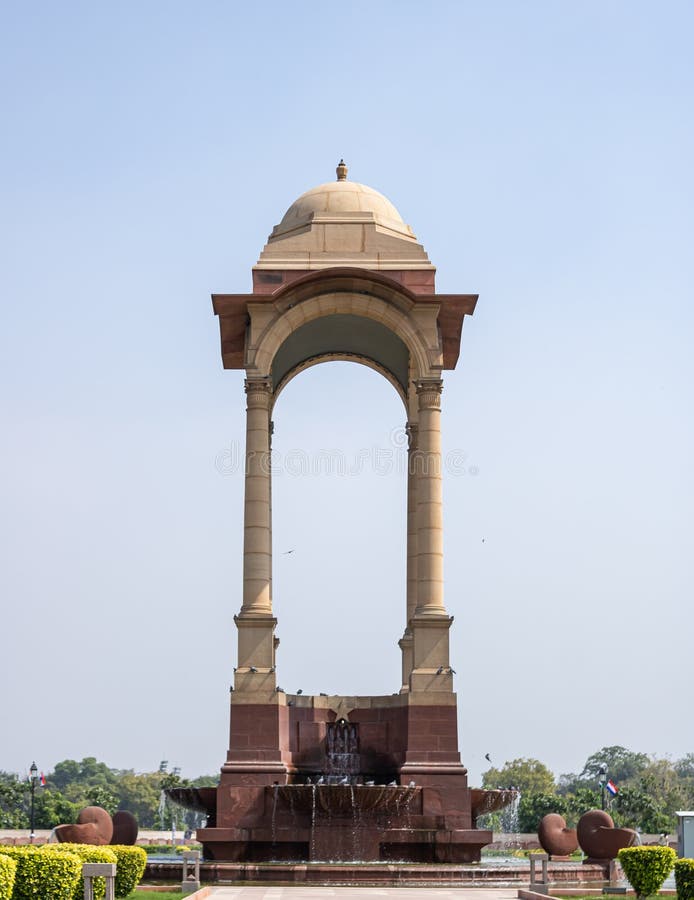 The Canopy Monument in New Delhi India Stock Photo - Image of downtown ...