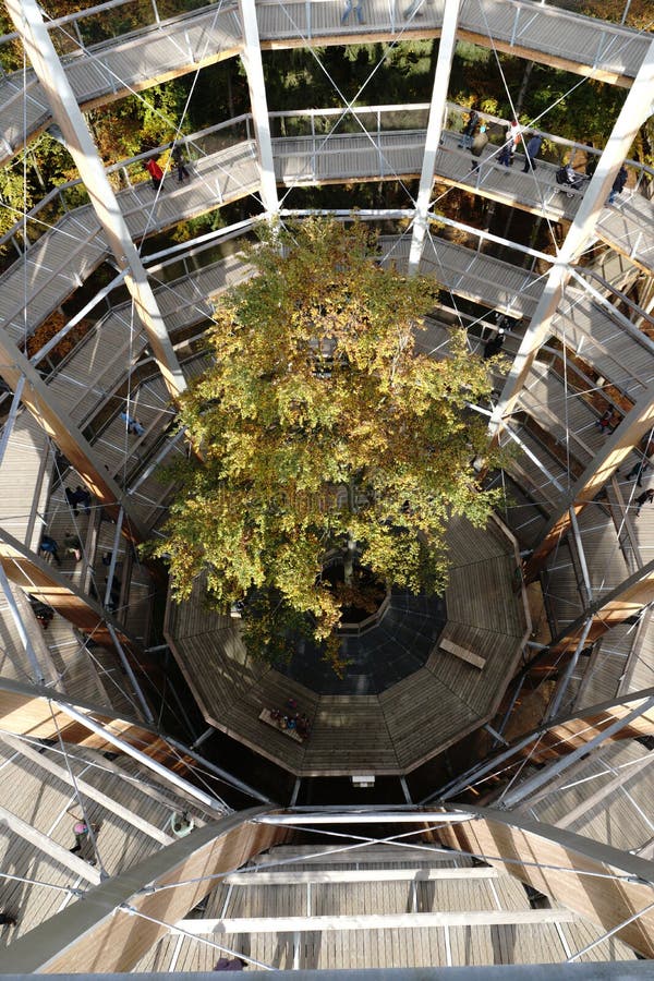 Canopy pathway tower editorial image. Image of pathway - 79808015