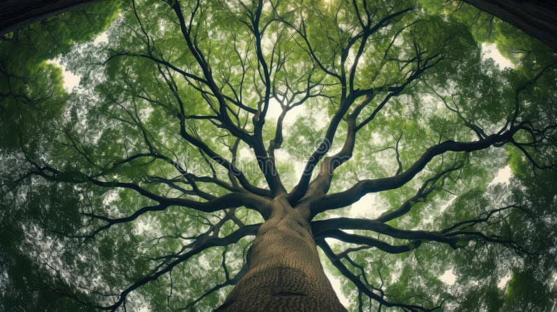 Canopy tree shapes stock image. Image of flora, vertical - 328669005