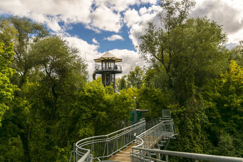 Canopy Walkway in South Hungary in Mako Stock Photo - Image of hungary ...