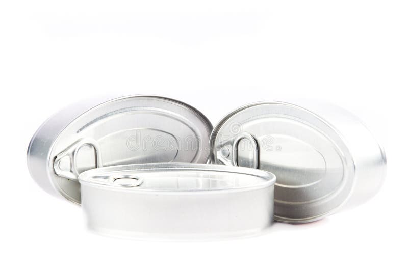 Cans Isolated White Background Food Production Stock Photos - Free ...
