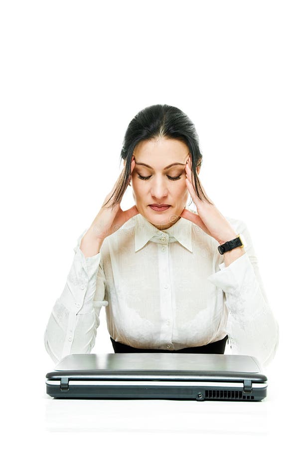 Cansancio foto de archivo. Imagen de blusa, tristeza - 12483804