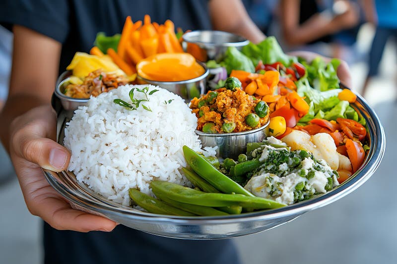 Canteen Trays, Balanced Meals, Vibrant Colors Make Lunchtime a Visual ...