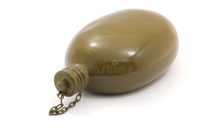 Gourde militaire image stock. Image du militaire, vert - 5143109