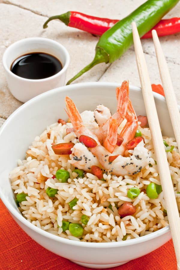 Canton chinese rice stock image. Image of prawns, sweet - 21223995