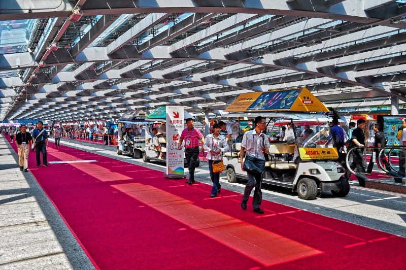 Canton fair pazhou complex editorial stock image. Image of elegant ...