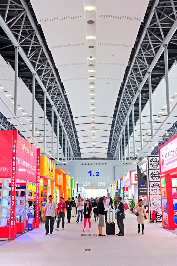 Trade Pavilions of Canton Fair 2011 Editorial Image - Image of travel ...