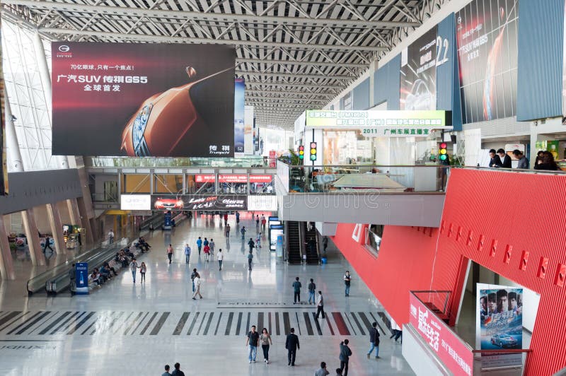 Canton Fair Hall 9. 2 Entrance Editorial Stock Image - Image of ...