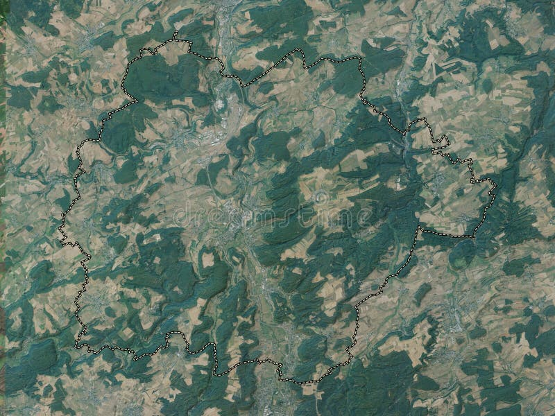 Canton Mersch, Luxembourg. High-res Satellite. No Legend Stock ...