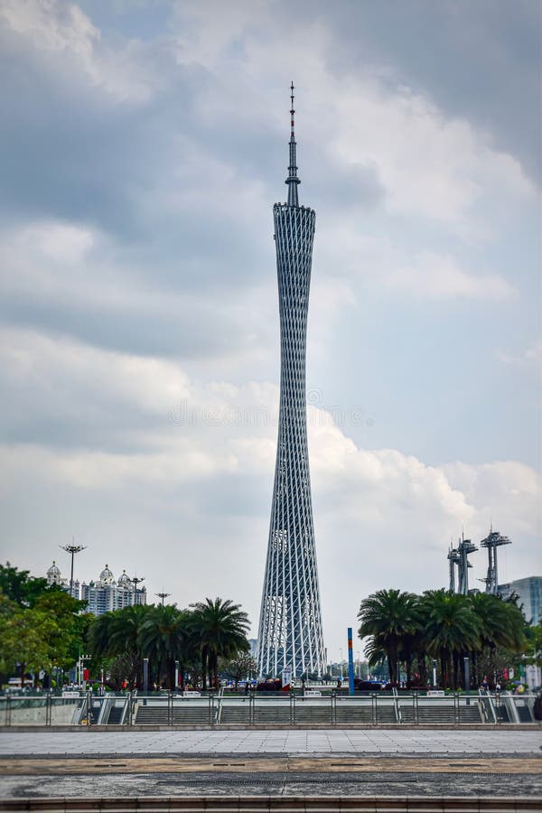Canton tower editorial stock photo. Image of exterior - 271000313