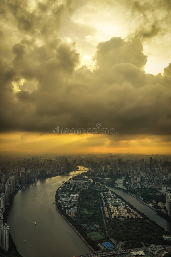 Canton Tower Observation Deck Stock Image - Image of asia, center: 98365083