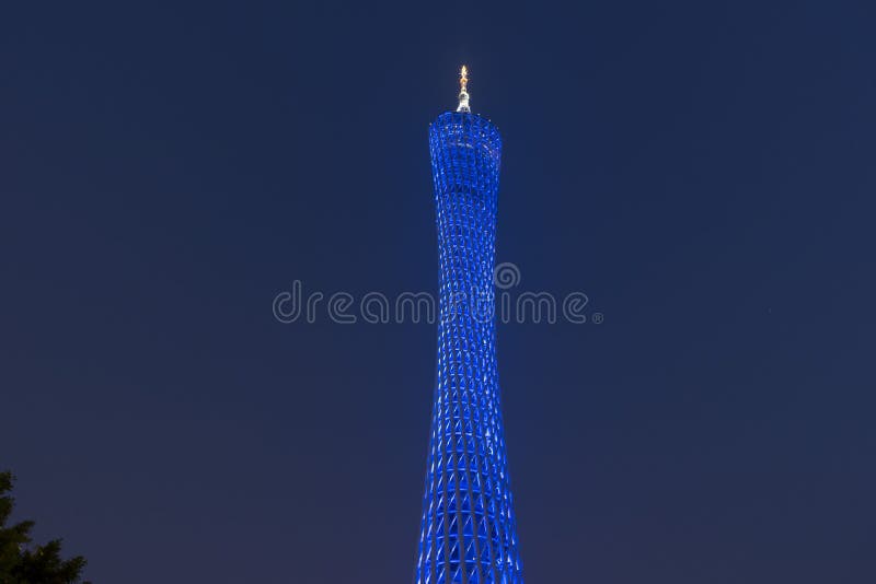Canton TV Tower in Guangzhou, China Editorial Photo - Image of ...