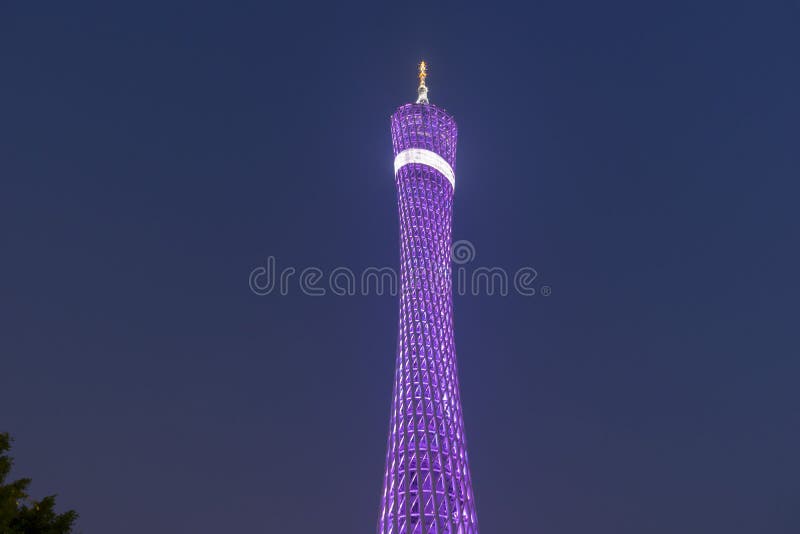 Canton TV Tower in Guangzhou, China Editorial Image - Image of asia ...