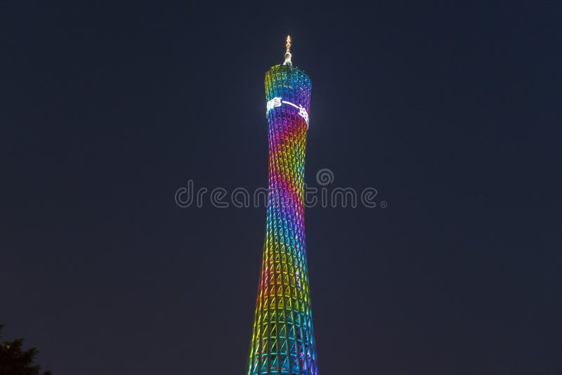 Canton TV Tower in Guangzhou, China Editorial Photography - Image of ...