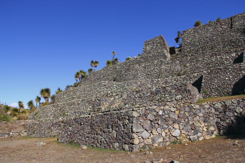Cantona Pyramids in Puebla, Mexico XVI Stock Image - Image of mexico ...