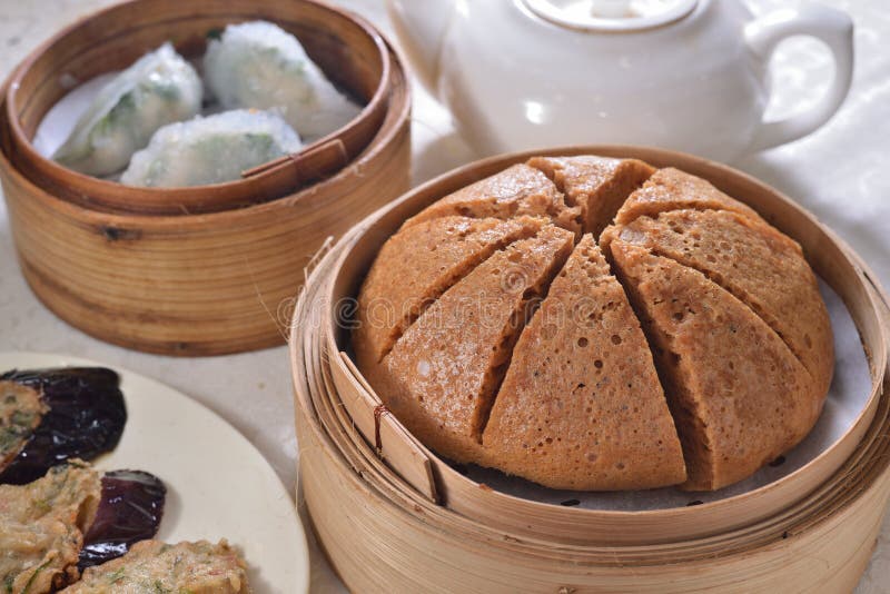Dim Sum Sponge Cake stock photo. Image of chinese, bread - 198808838