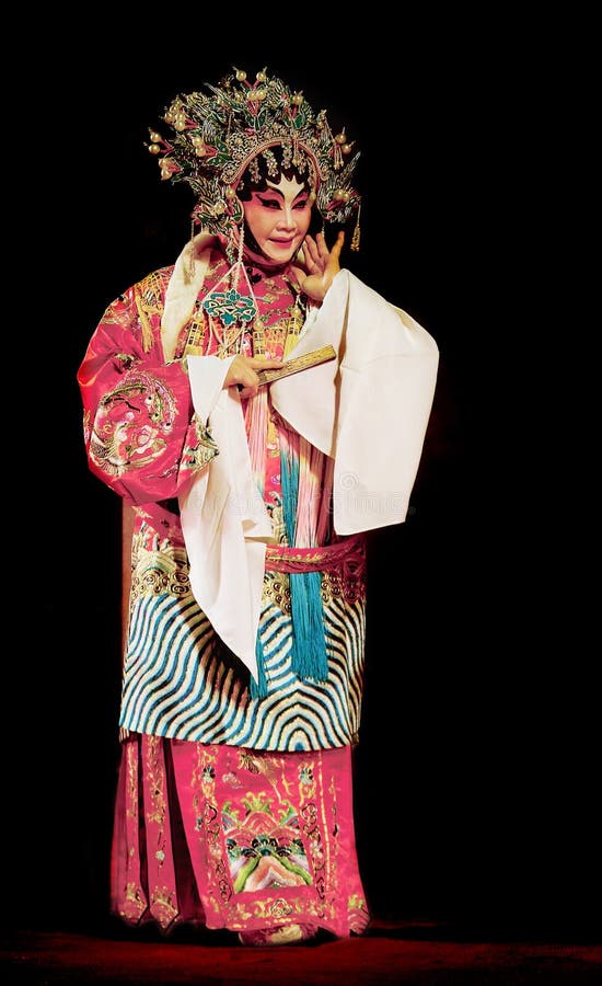 Cantonese opera excerpt stock photo. Image of china, groups - 13448532