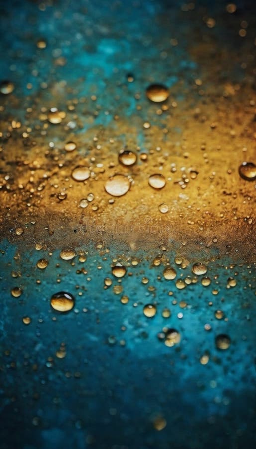 Canvas with an Abstract Image of Paint Drips in Warm Colors. Phone ...