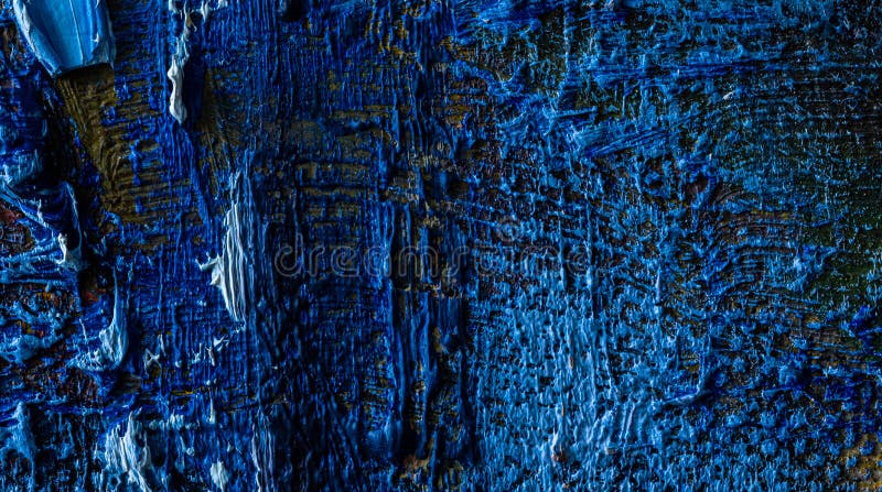 Canvas with blue pain stock image. Image of cracks, halftone - 195478895