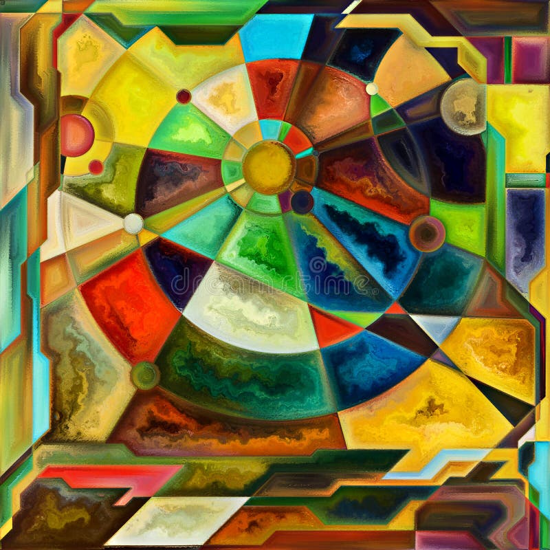 Canvas Division in Art stock illustration. Illustration of abstract ...