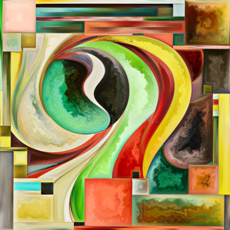 Canvas Division in Art stock illustration. Illustration of creativity ...