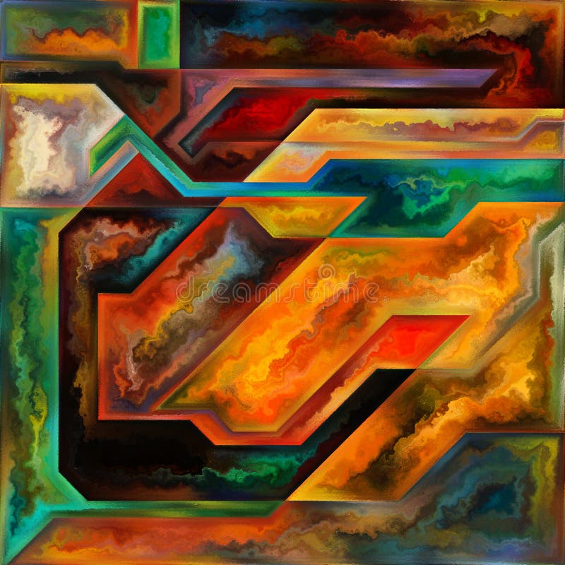 Canvas Division in Art stock illustration. Illustration of abstract ...