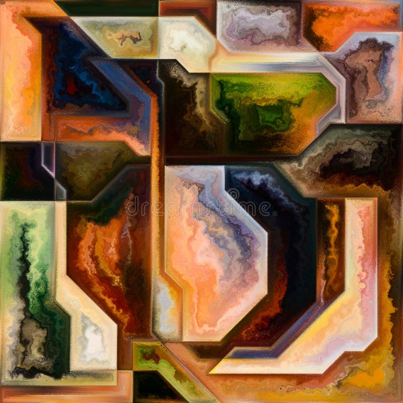 Canvas Division in Art stock illustration. Illustration of graphic ...