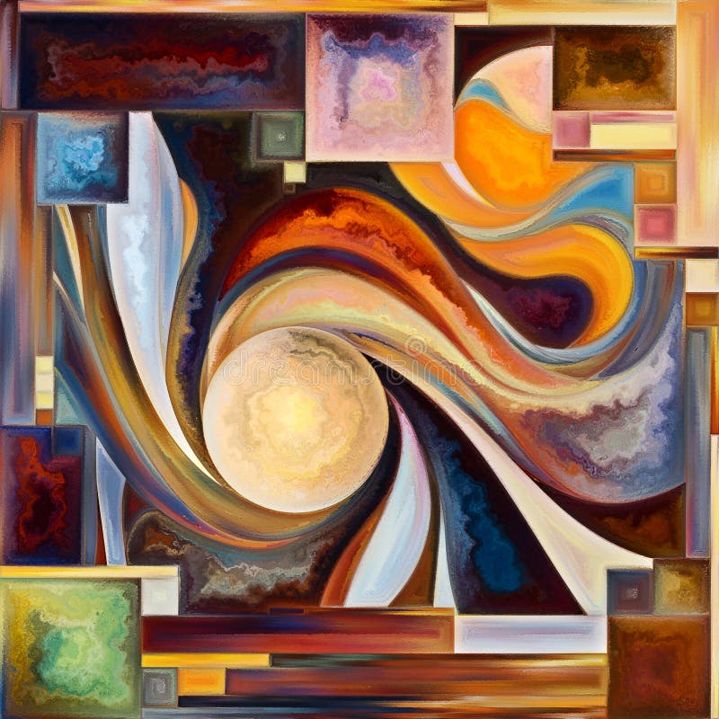 Canvas Division in Art stock illustration. Illustration of aspect ...