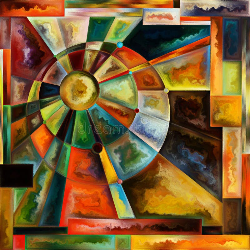 Canvas Division in Art stock photo. Image of media, multicolored ...