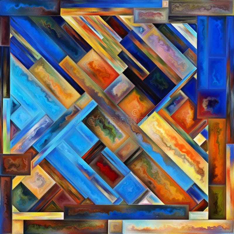 Canvas Division in Art stock illustration. Illustration of beautiful ...