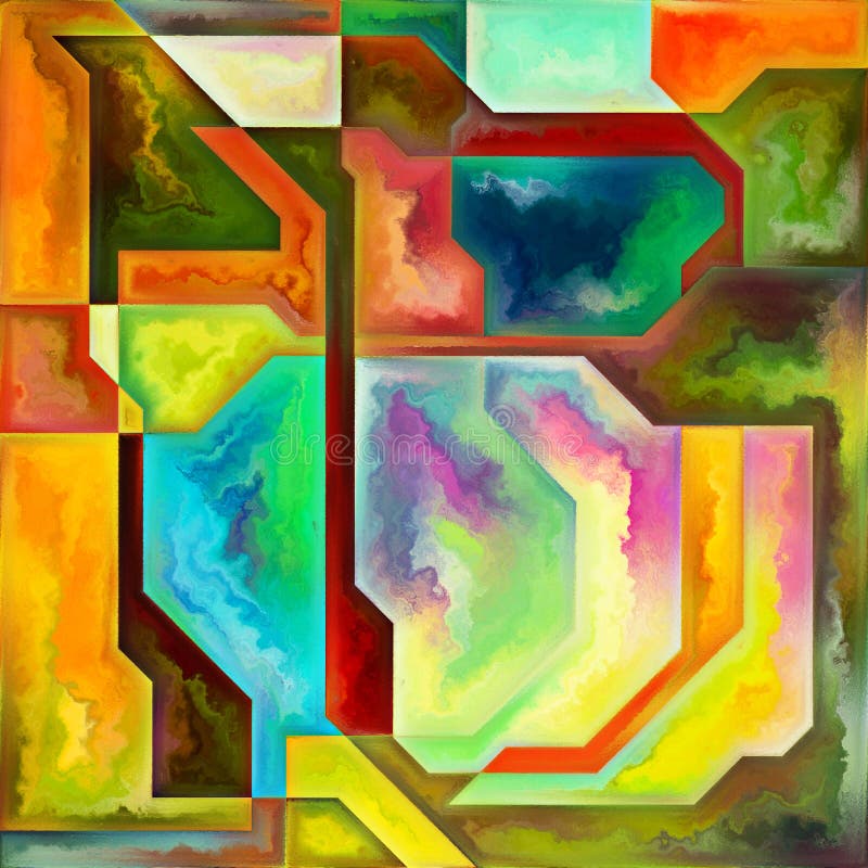 Canvas Division in Art stock illustration. Illustration of pattern ...